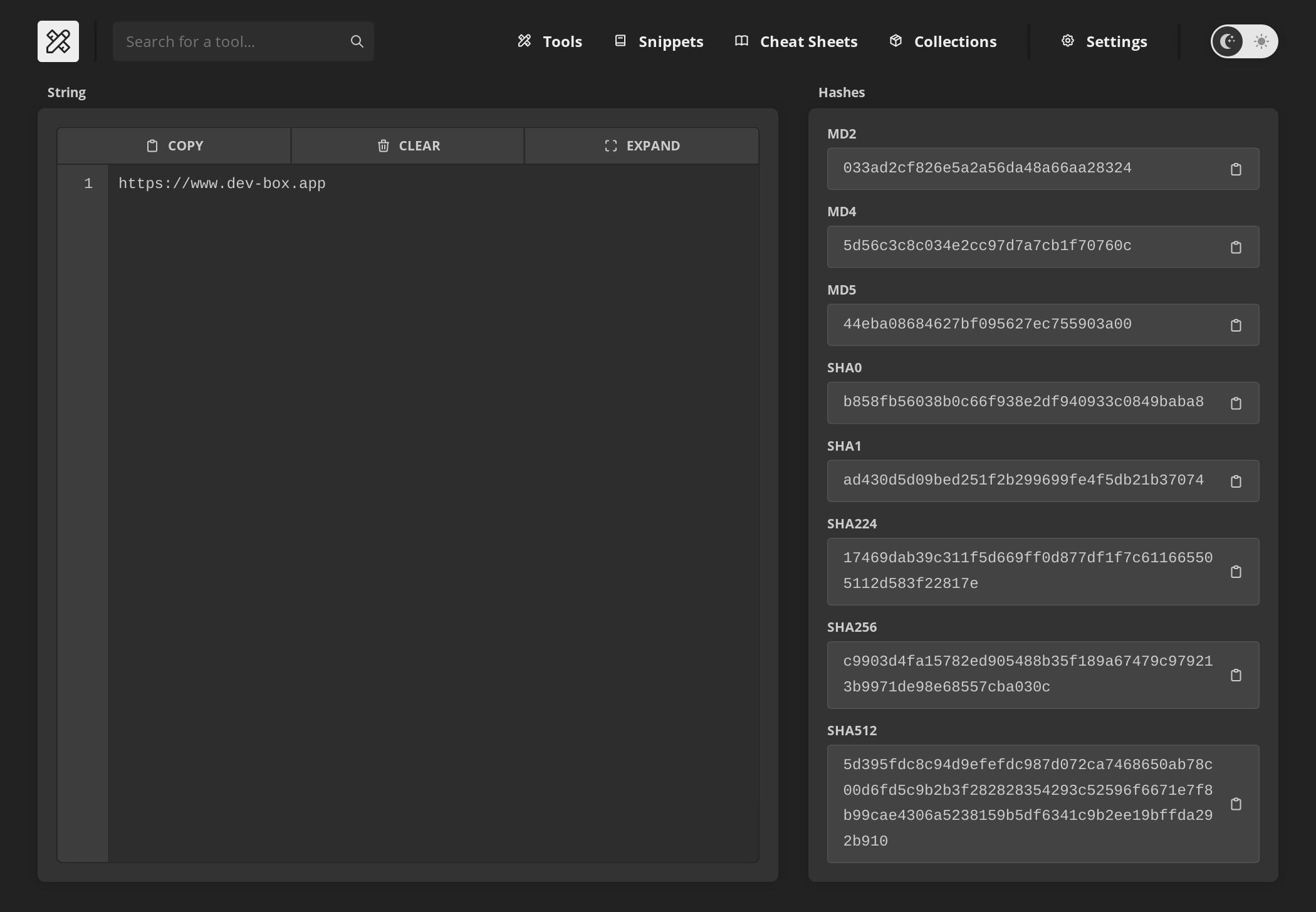 Devbox - The Developer Toolbox